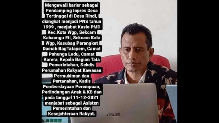 Hari Ini Umbu Ngadu Ndamu Dilantik Sebagai Penjabat Sekda Sumba Timur ...